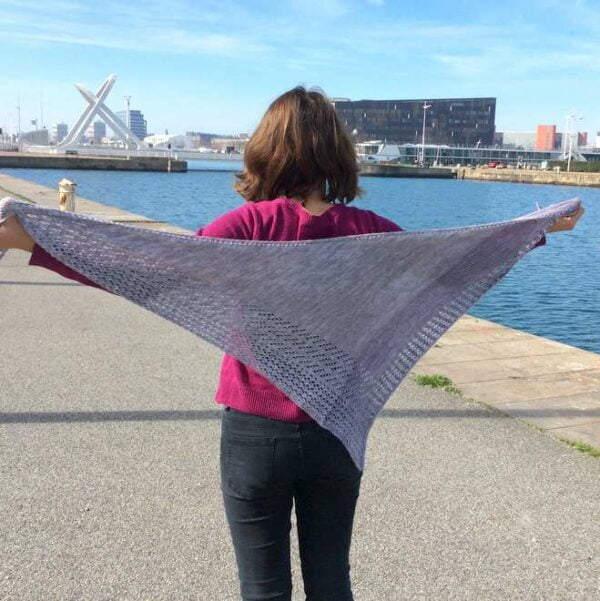 Kettricken, le châle parfait pour le printemps ! Patron tricot facile