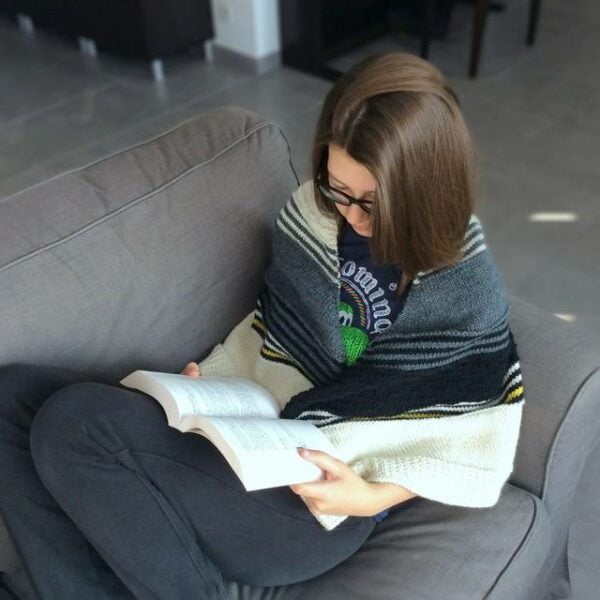 Cocooning, le châle idéal pour passer un bon moment {Patron tricot}