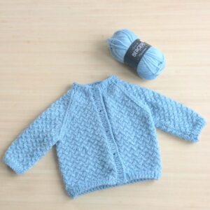 Petit Biscuit - un cardigan à croquer ! {Tricot bébé}