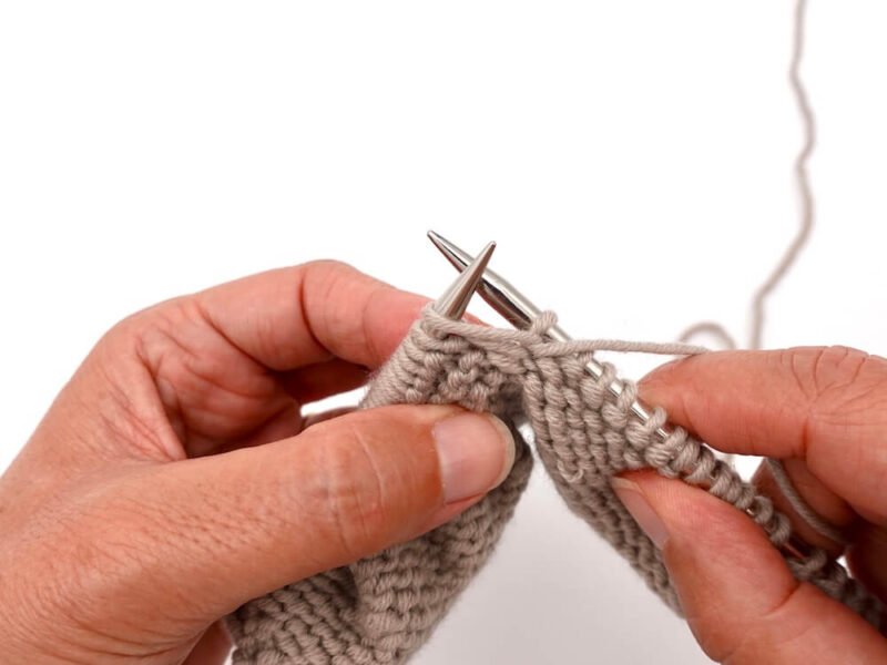 > Tuto tricot - Comment faire une augmentation barrée
