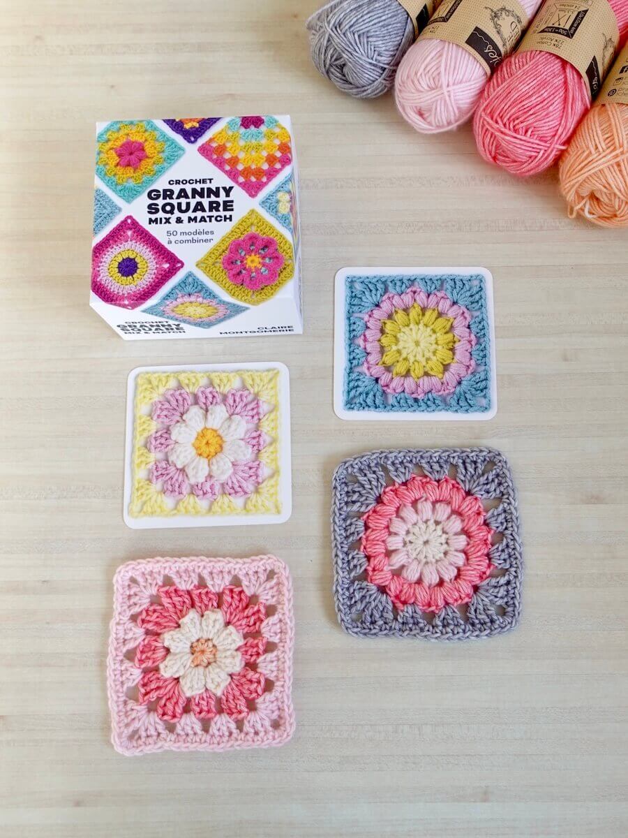 Coffret Crochet 50 granny Mix & Match - Modèles à combiner
